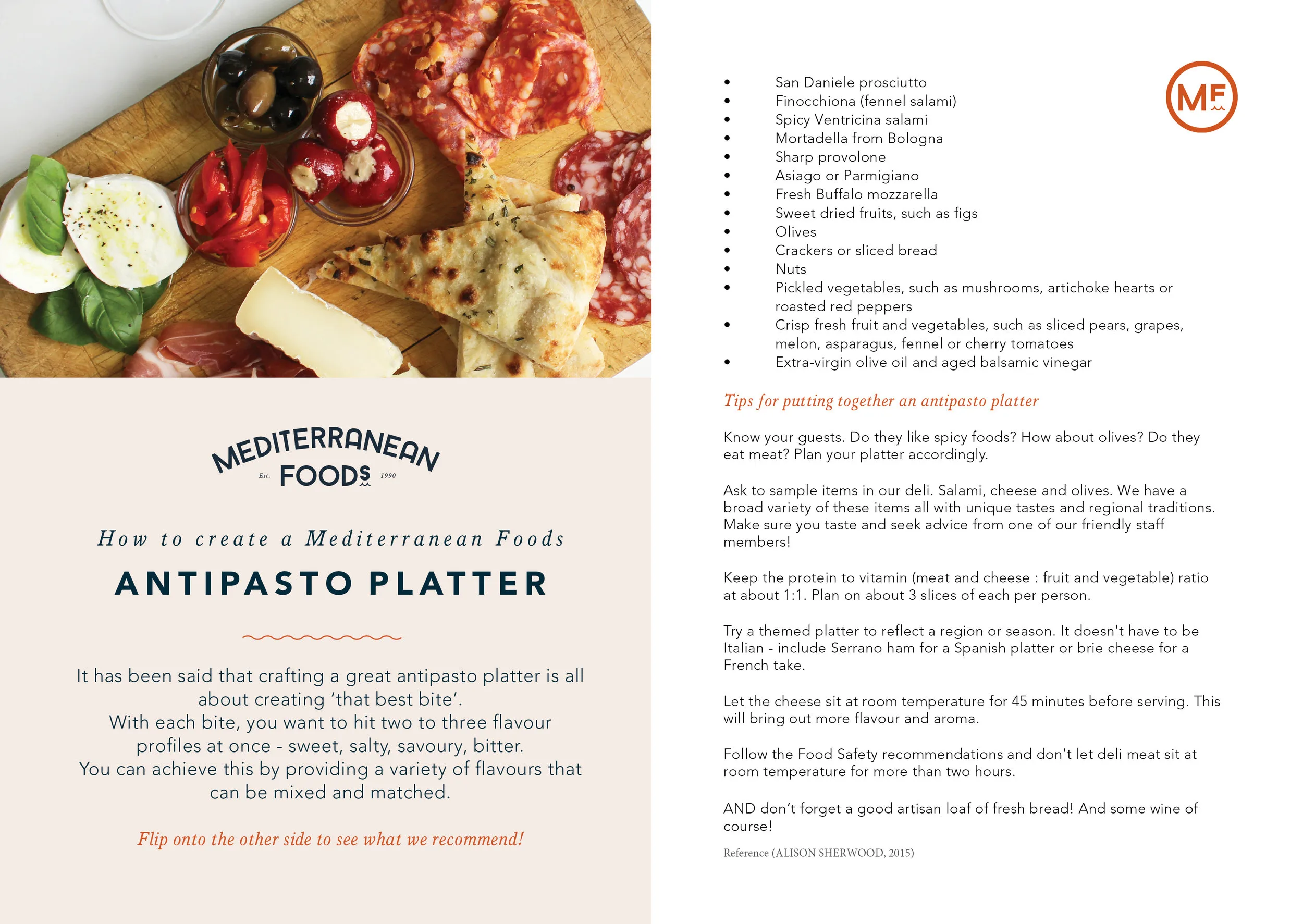 Antipasto Italian Menu Border Creating An Antipasti Platter